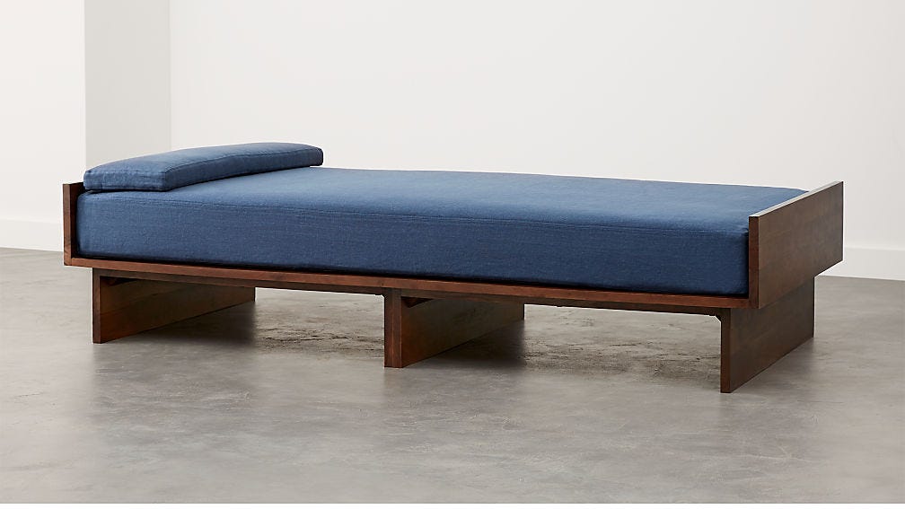 CB2 + Fred Navy Blue Daybed