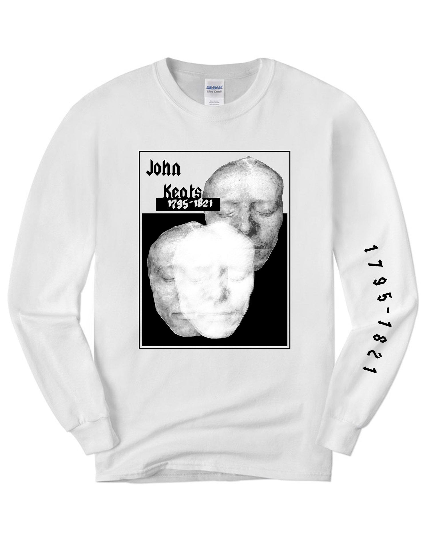 Pierogi Heaven + John Keats Death Mask T-Shirt