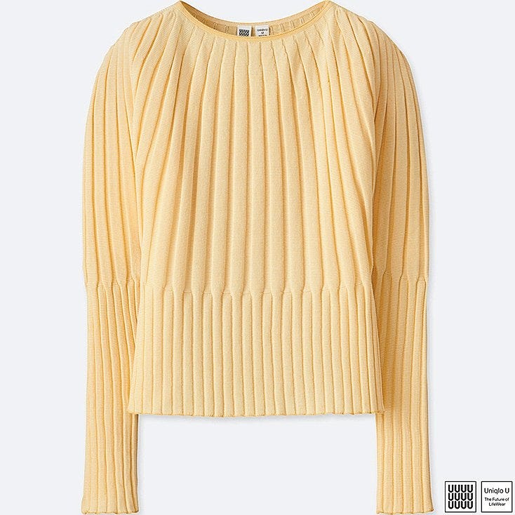 Uniqlo + Ribbed Balloon Crewneck Sweater