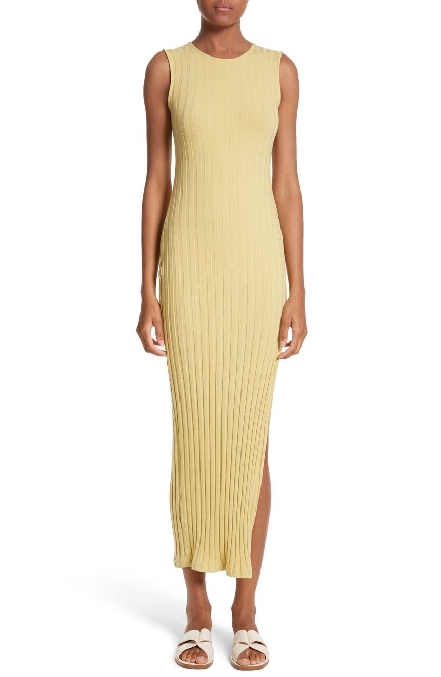 Simon Miller + Tali Stretch Ribbed Body-Con Dress